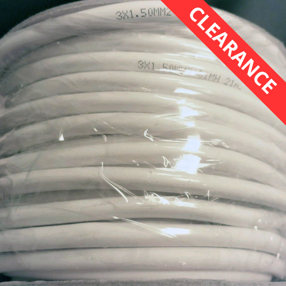 Hi Temp 3 Core 0.75mm Silicone Cable 25MTR Reels White – Croylek Ltd